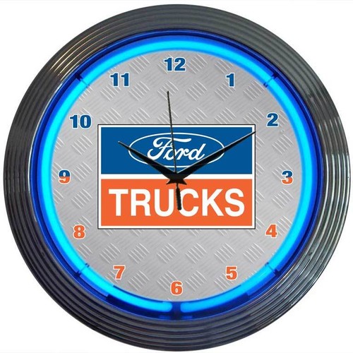 Ford Trucks neon clock sign Wall lamp Truck F-150 Super Duty F350 ...