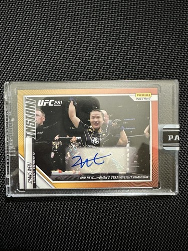 2022 Panini Instant UFC 281 Zhang Weili AUTO Autographed #9/10 MINT | eBay