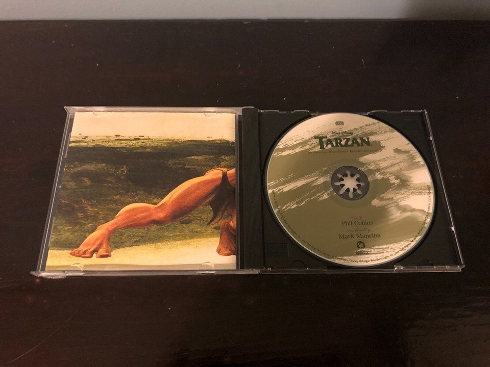 Walt Disney Picture Presents TARZAN CD Soundtrack ~ Phil Collins ~ P/O ...
