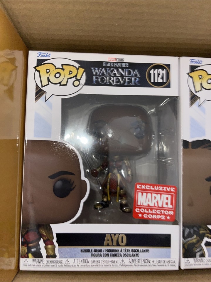 Funko Pop! Wakanda forever Ayo 1121 Marvel Collector Corps Exclusive ...