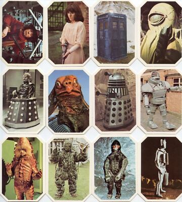1976 Doctor Who UK Card Set 12 Cards Cadbury Ty Phoo Ty-Phoo | eBay