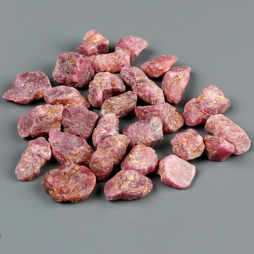 Certified 350 Ct. Big Size Natural Red Star Ruby Raw Rough Loose ...