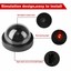 Mock Dome Surveillance Camera LED sensor light security fake dummy CCTV ...