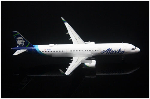 GeminiJets Alaska Airlines AIRBUS A321neo N928VA 1/400 DIECAST plane ...