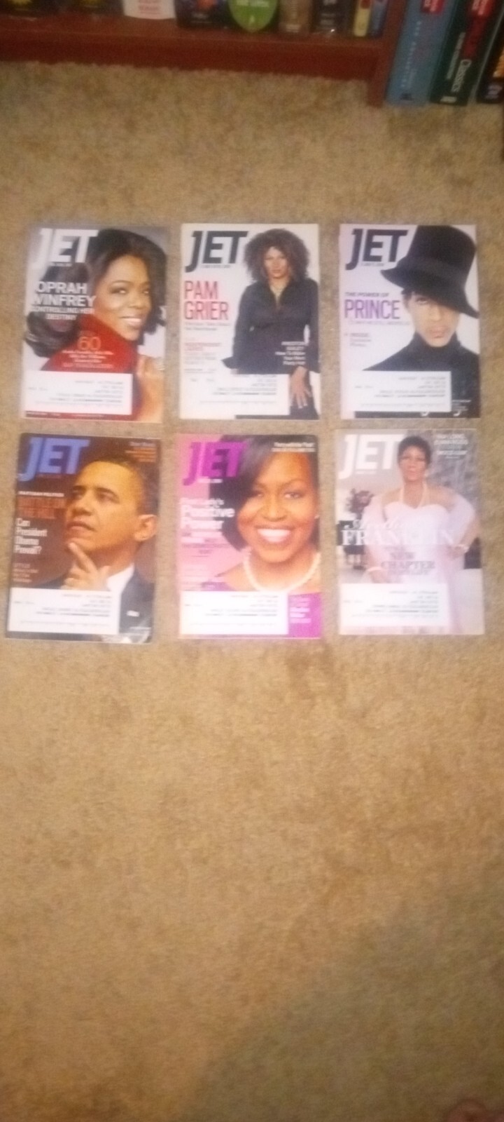 JET Magazine Lot of 6 (2010-11) Oprah/Aretha Franklin/Barack Obama ...