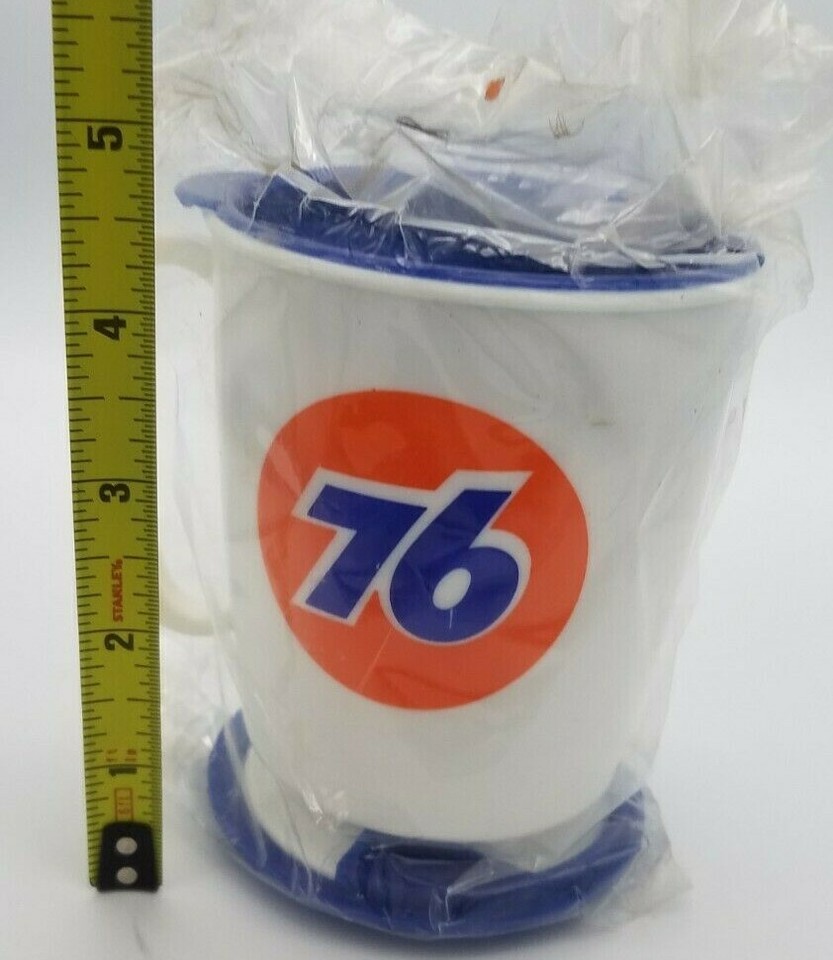 Vintage UNOCAL 76 Detroit Tigers Truck Stop Logo Travel Mug / cup w/Lid ...