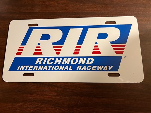 Richmond International Raceway NASCAR Booster Vintage Metal License ...