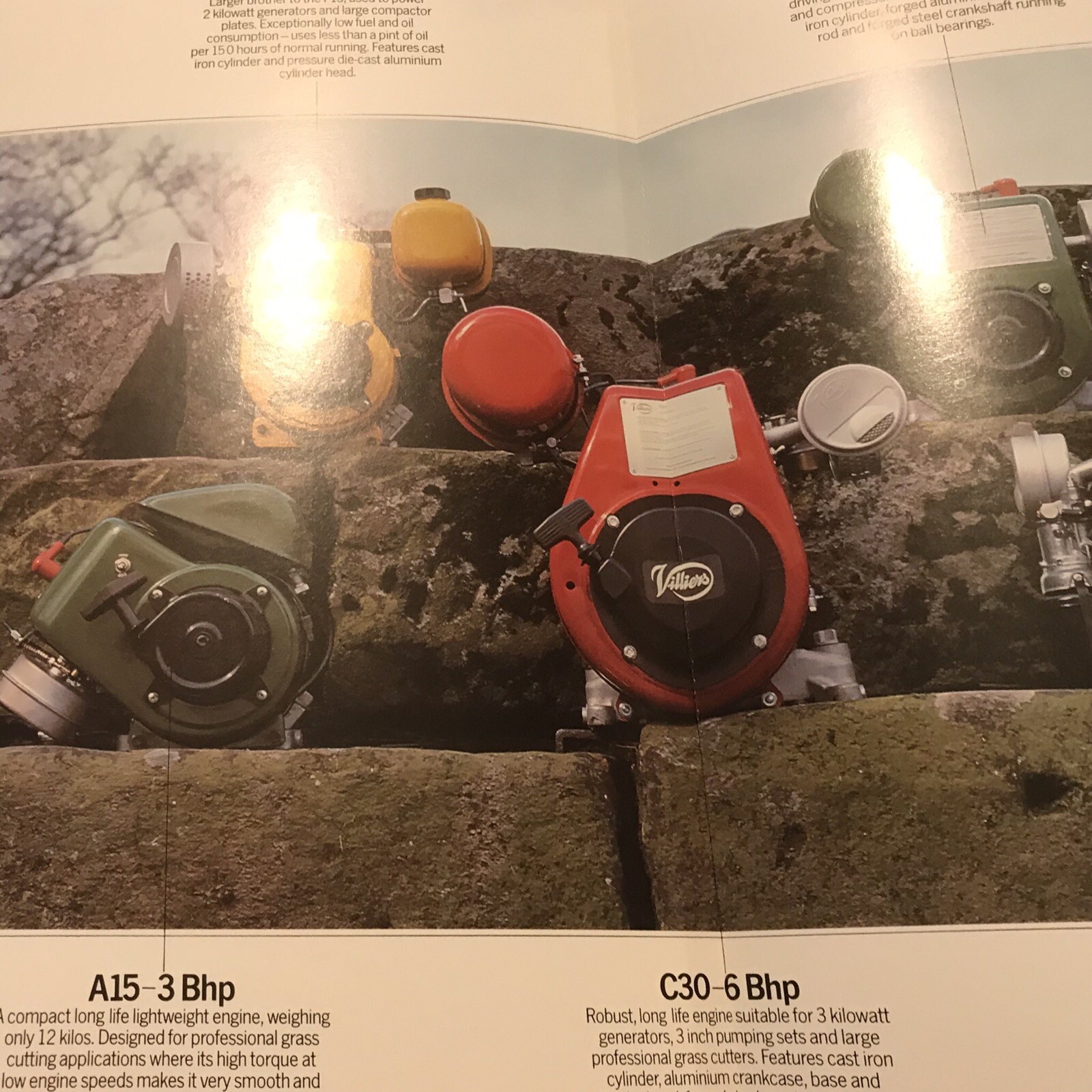VILLIERS Engines C12 A15 F15 F17 C30 Original 1983 Sales Brochure | eBay UK
