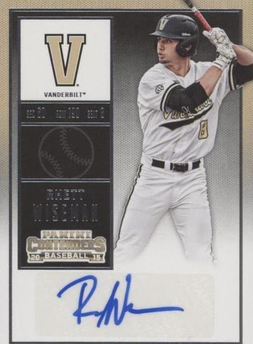 2015 Panini Contenders - College Ticket Rhett Wiseman #37 Batting (AU ...