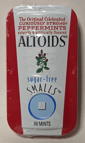 Altoids Smalls Peppermint Slide Tin (Red), Rare Collectible ...