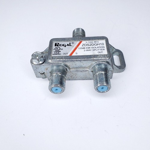 Regal ZDS2DGH10 2-Way Splitter 120dB EMI Isolation 5-1000 MHz NEW | eBay