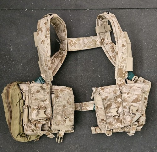 Eagle Industries MPCRv2 Chest Rig AOR1 w/ Eagle Coyote Brown MOLLE IFAK ...