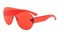 ASPEN RIMLESS OVERSIZED SHIELD MONO LENS FUTURISTIC SUNGLASSES GOGGLES ...