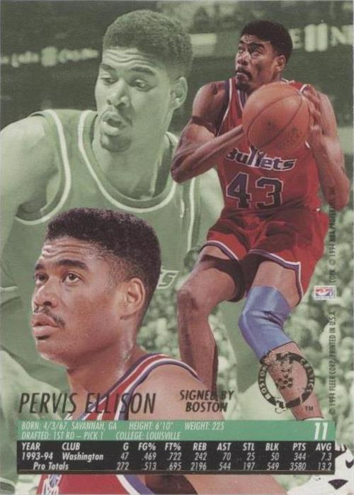 1994-95 Fleer Ultra - Pervis Ellison #11 for sale | eBay