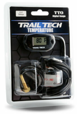 Trail Tech ATV UTV Snowmobile CVT Clutch Belt Temperature Temp Gauge ...