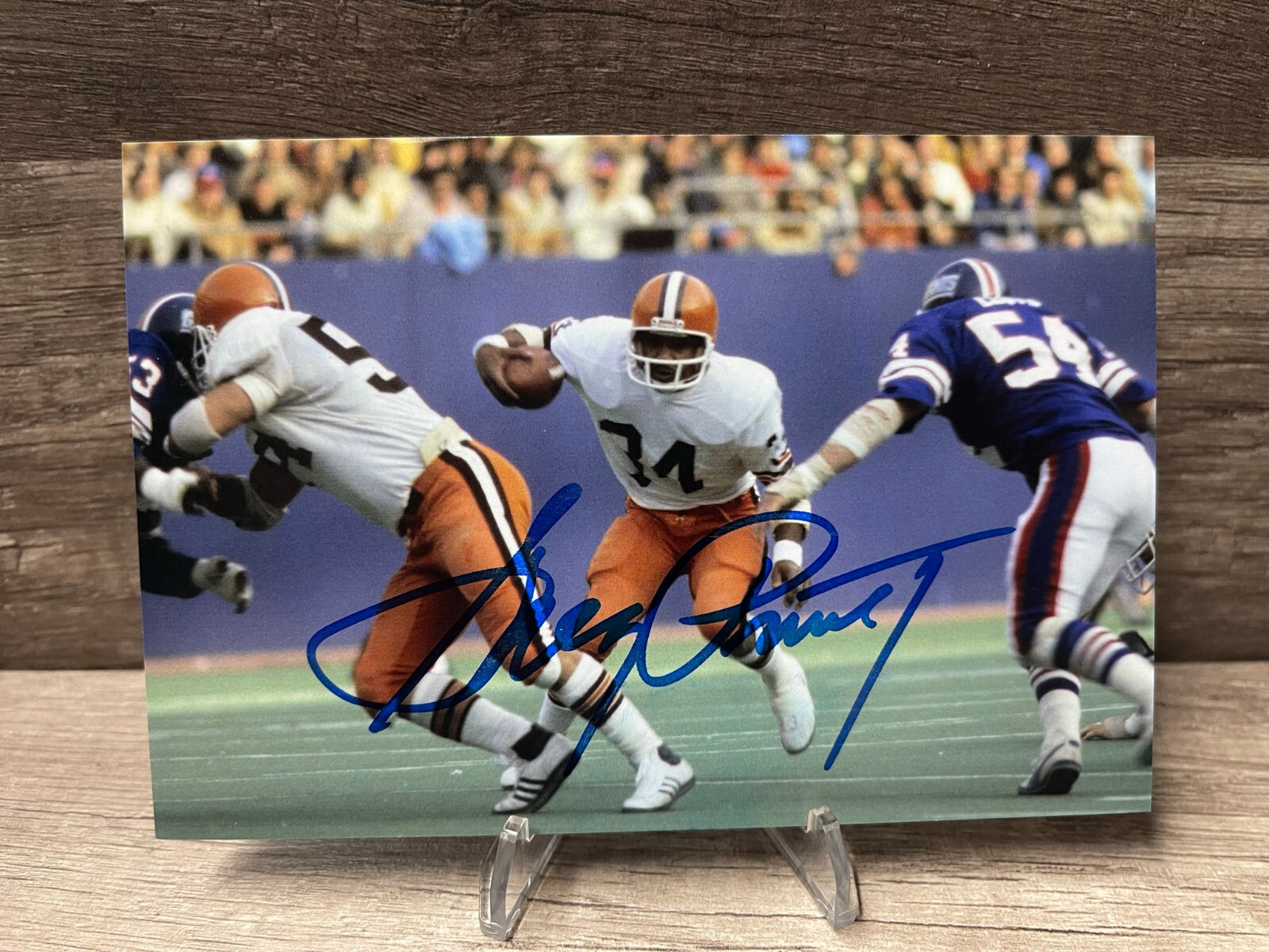 Greg Pruitt Cleveland Browns Hand Signed 4x6 Photo TC46-1874 | eBay