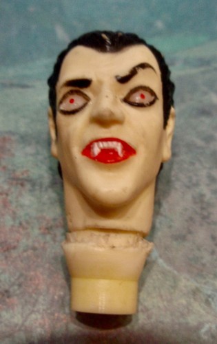 Vintage 1974 Mego Original Mad Monsters Dracula Head From The 8" Action Figure | eBay