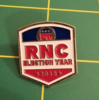 2018 RNC Republican GOP Elephant Lapel Pin Souvenir Politics ...