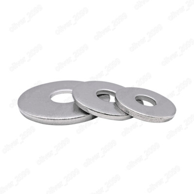 304 Stainless Steel USS Plain Washers Extra Large Series 1/4 3/8 1/2 5/ ...