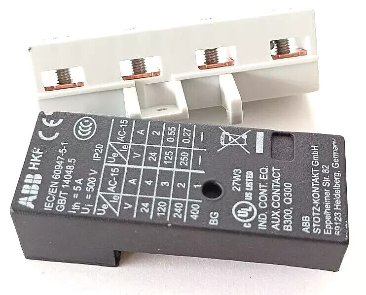 5x ABB HKF-11 Auxiliary Contact for Front Mounting (1SAM101928R0001 ...