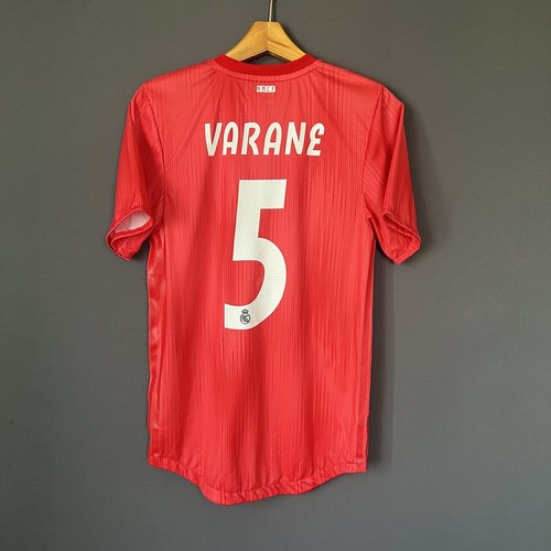Varane Real Madrid Jersey 2019 Third Authentic Size XS Mens Soccer ...