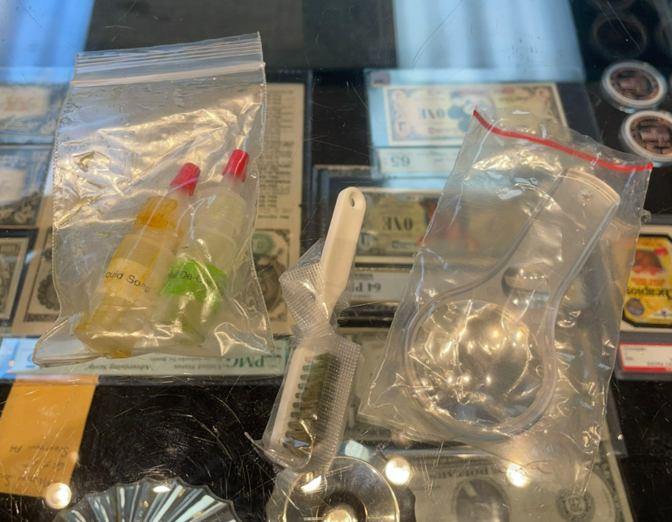 Vtg New Sealed Dirty Old Coins The Ancient Coin Cleaning Kit w Coin ...