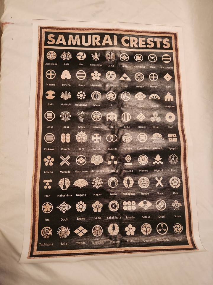 Samurai Crests Vinal Poster | eBay