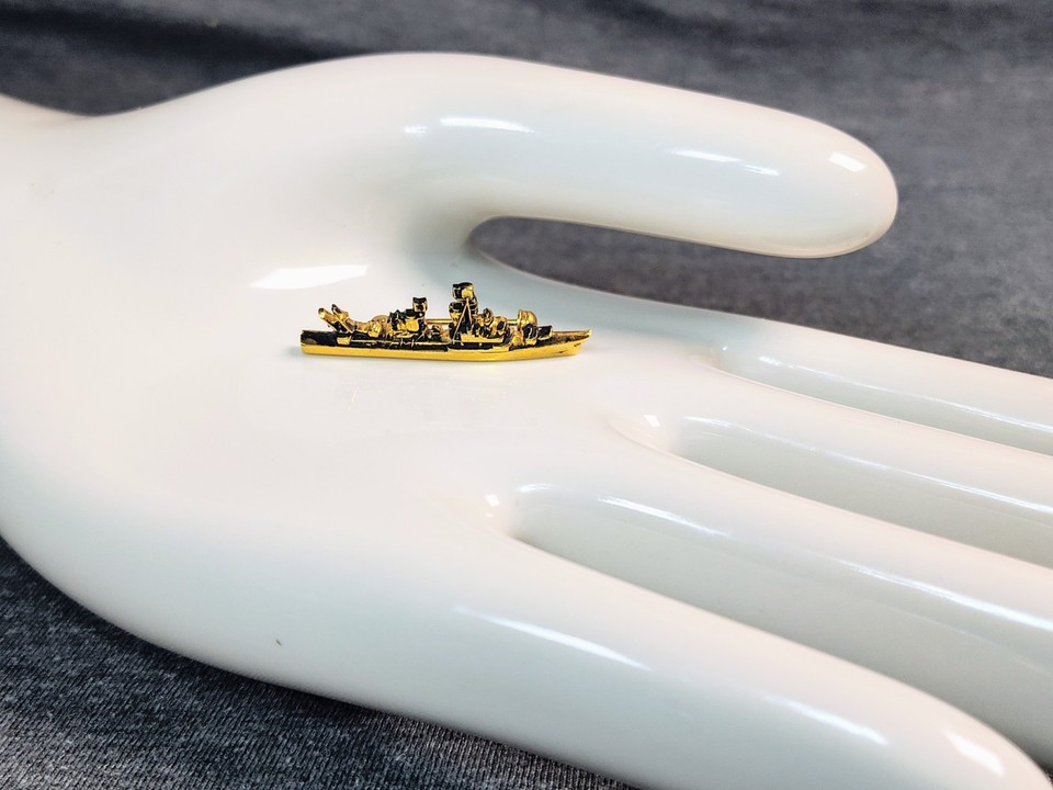 Vintage WW2 American Battleship Pin | eBay