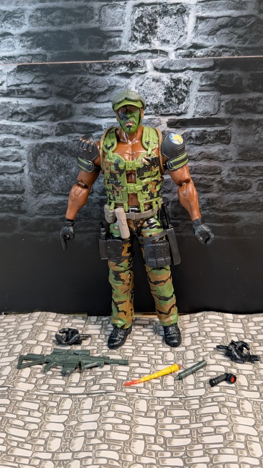 WWE Elite 9 CUSTOM GI BRO Joe Classified Gear Weapons BOOKER T Monday ...
