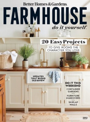 Farmhouse Do It Yourself- Better Homes & Gardens Magazine- BRAND NEW | eBay