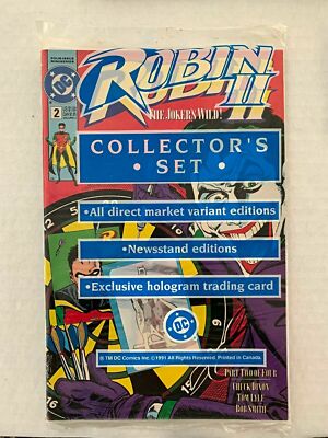 Robin II #2 Collector's Set 1991 with Batman Card Polybag sealed DC ...
