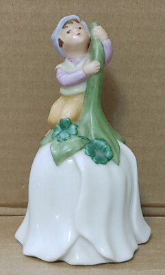 Vintage 1983 Avon Good Luck Ceramic Bell With Elf, St. Patrick's Day ...