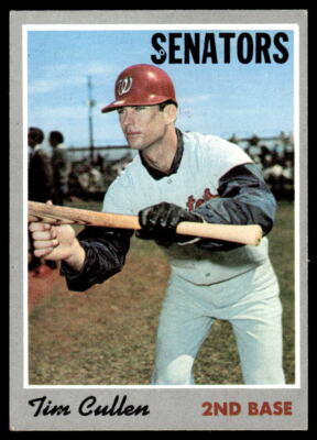 1970 Topps Tim Cullen #49 Washington Senators Baseball Card | eBay