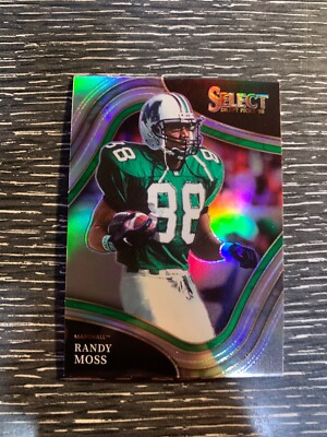 Randy Moss 2022 Panini Select Draft Picks Field Level Silver #162 HOF ...