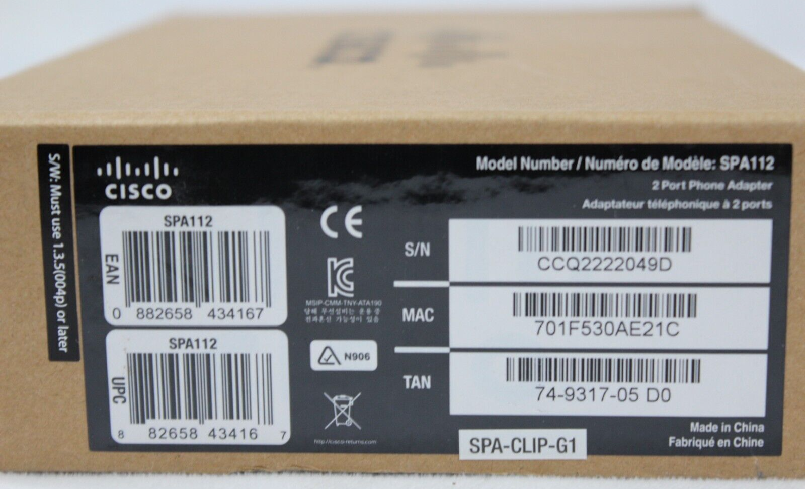 NEW Cisco SPA112 2 Port VOIP Phone Adapter | eBay