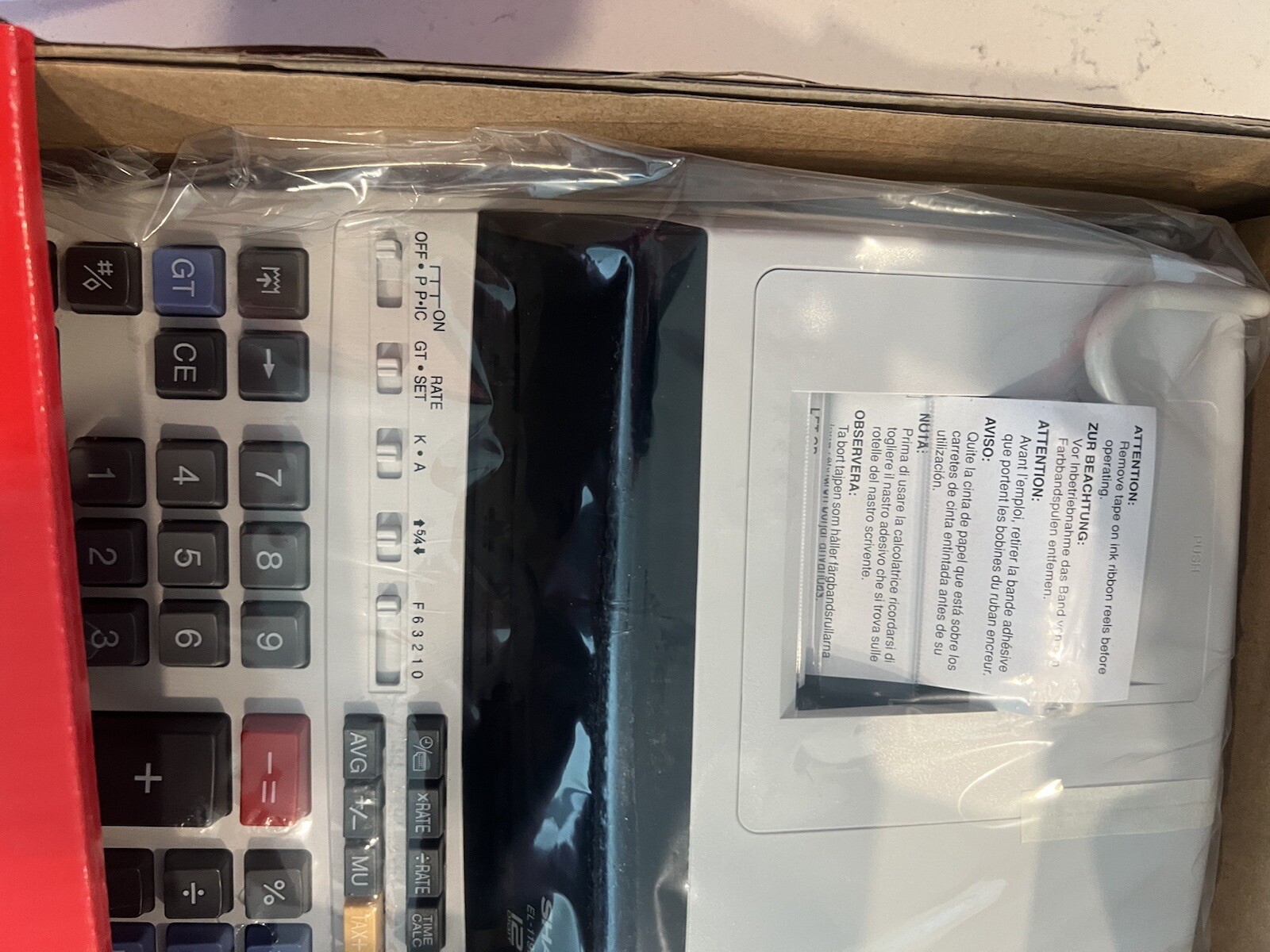 Sharp EL-1197PIII Printing Calculator for sale online | eBay