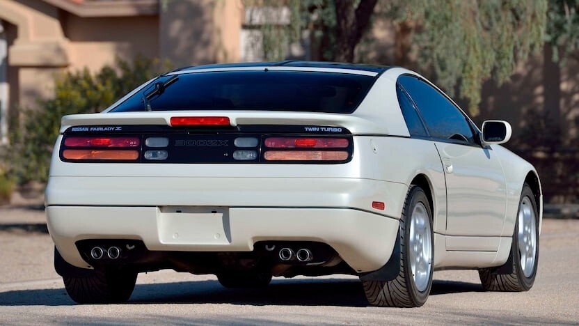 JDM stock style Turbo TT Spoiler wing for Nissan Fairlady 300ZX Z32 93 ...