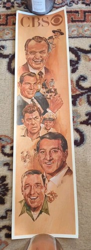 Vintage 70s-80s Print Ad/Poster CBS-TV Show 24x6" Excellent Condition ...