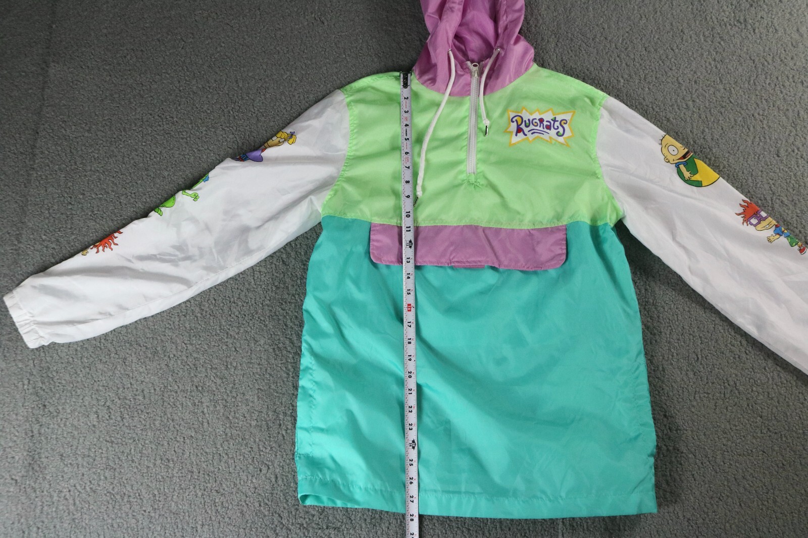 Nickelodeon Rugrats Jacket Windbreaker Womens Small P… - Gem