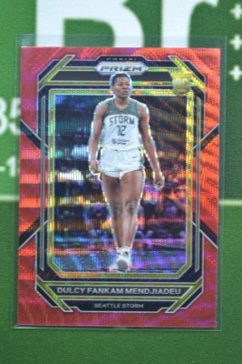 Dulcy Fankam Mendjiadeu RC 2023 Panini Prizm WNBA Ruby Wave Storm #42 ...