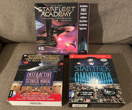 Three Vintage Star Trek Interactive PC Games | eBay