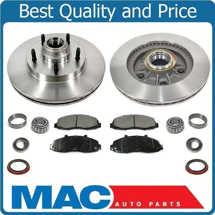 AP New Front Rotors Brake Pads Seals Bearings Rear Wheel Drive d F150 ...