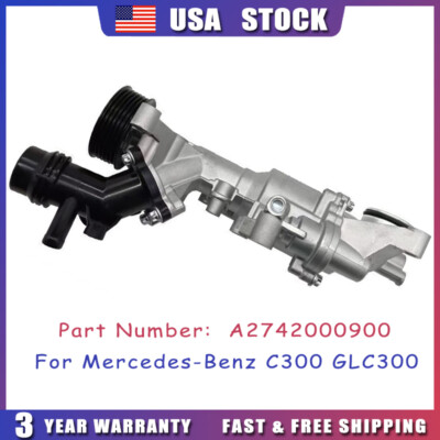 2742000900 Fits 2015-2018 Mercedes-Benz C300 2.0L Engine Water Cooling ...