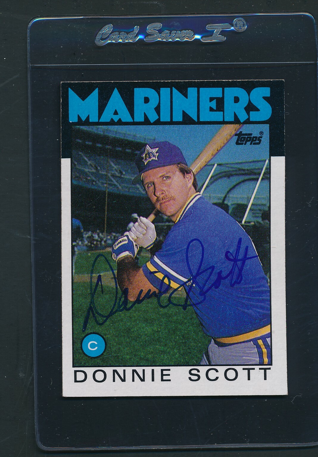 1986 Topps #568 Donnie Scott Mariners Signed Auto *B5340 | eBay