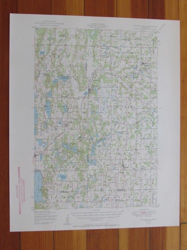 Swanville Minnesota 1950 Original Vintage USGS Topo Map | eBay