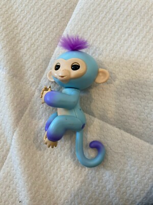 Fingerling Monkey Interactive Figure blue and purple Sounds Motion ...