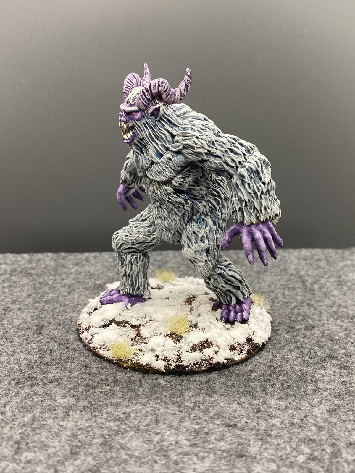 Painted Abominable Yeti Nolzur’s D&D dungeons and dragons montster ...