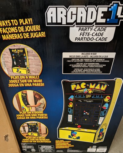 Arcade 1Up Pac-Man 12 Games in 1 Partycade (Dig Dug,Galaga,Super Pacman ...