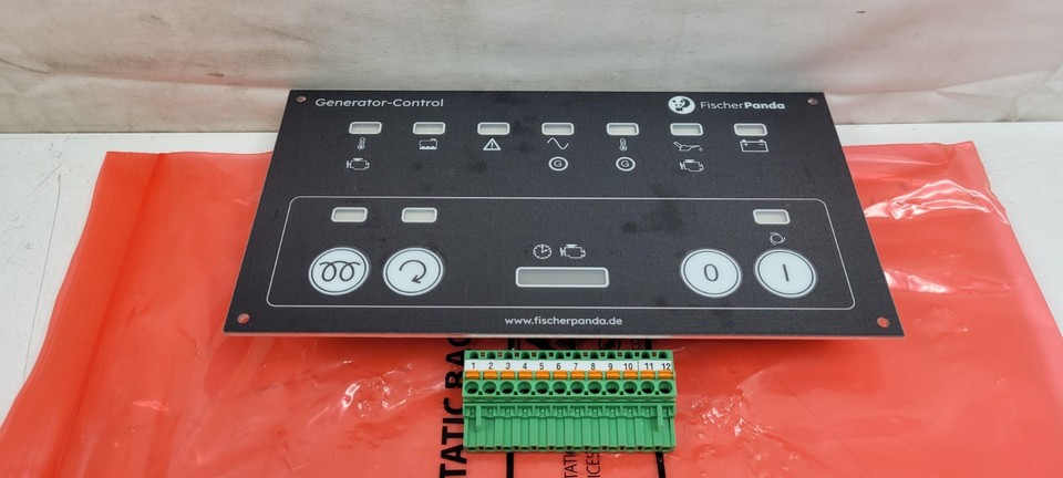 Fischer Panda Remote Control Panel P6 Plus 12V 0000139 ZL1 AC-E03 NEW ...
