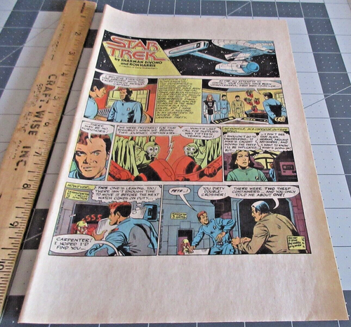Star Trek by Sherman DiVono & Ron Harris, Sunday comic Strip 5/9/1982 ...